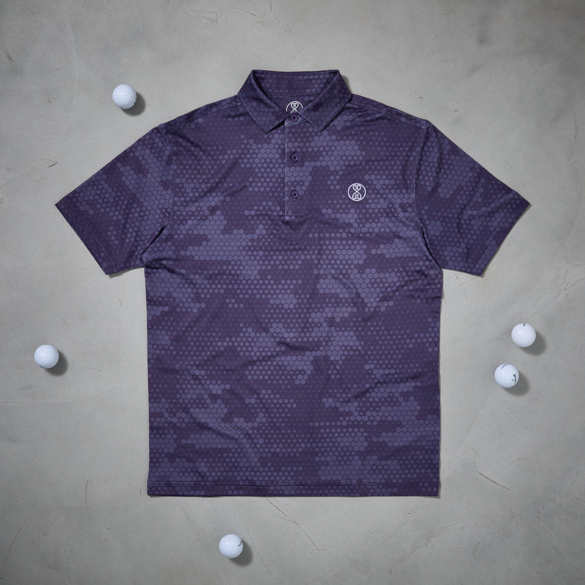 Vertex Plum Polo Shirt – Apeiron Clothing