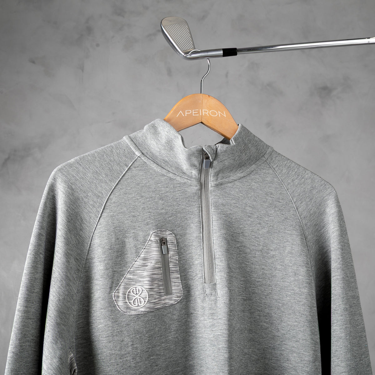 Grey Midlayer – Apeiron Clothing